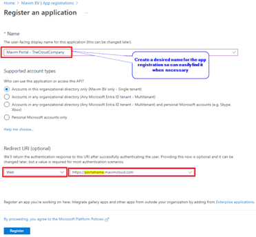 Onboarding | Federate Mavim Portal with Entra ID