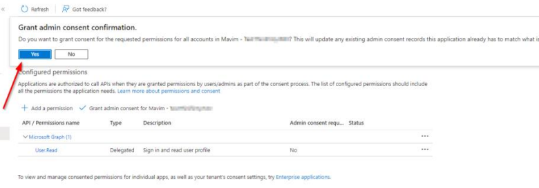 Onboarding | Federate Mavim Portal with Entra ID