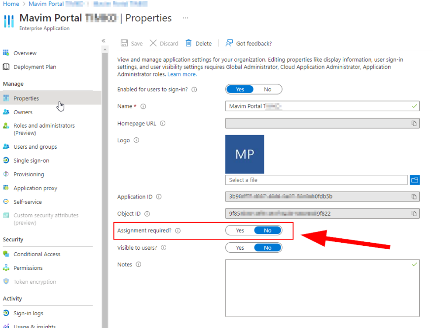 Onboarding | Federate Mavim Portal with Entra ID