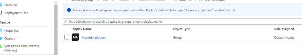 Onboarding | Federate Mavim Portal with Entra ID